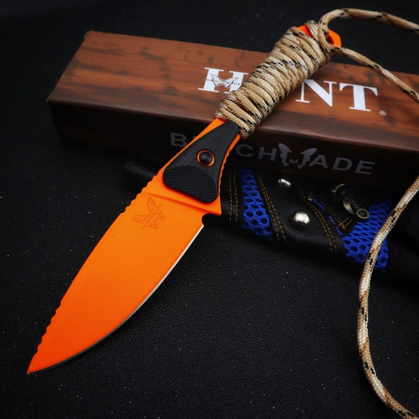 NEW Tactical Fixed Blade Benchmade 15200DLC Altitude Knife 440C HUNTING ...