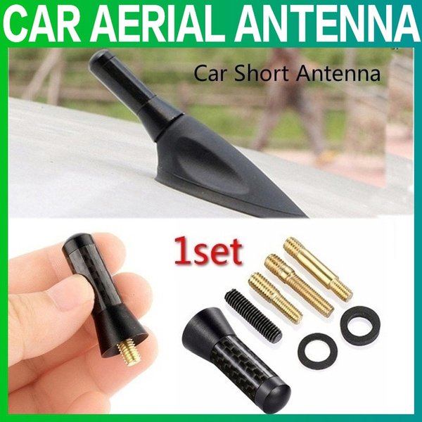 Car Accessories 3.5cm Car Styling Roof Antenna Enhanced Signal Carbon ...