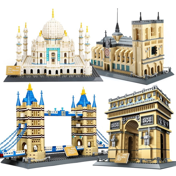 1500pcs World Landmarks Architecture Modular Building Blocks Set 100% ...