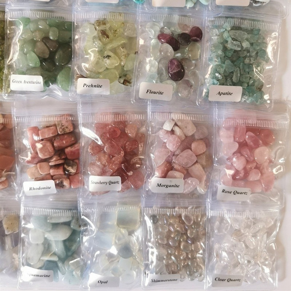 Natural Gemstone Chips Crystal Tumbled Reiki Wicca Gem Healing Stone ...