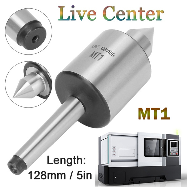1PC NEW MT1 High Accuracy Triple Bearing Live Center for Metal Lathe ...