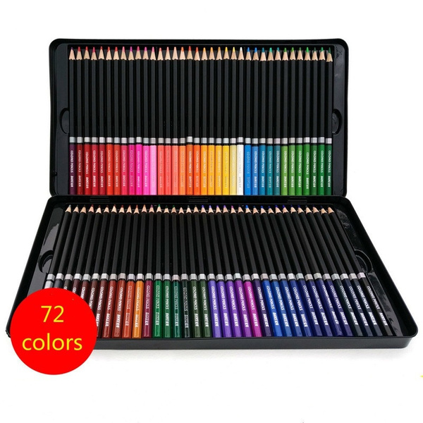 72 Colored Pencil Wooden Colored Pencils Color Pencil Sketch Pencil Set ...