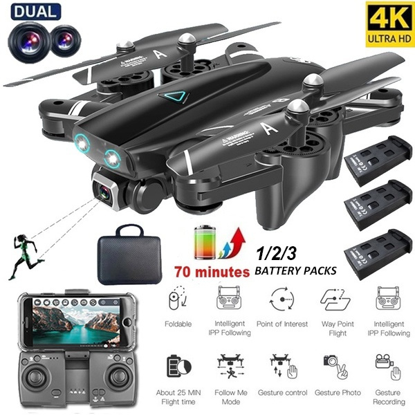 The 2021 Newest Remote Control Drones S167 Pro Quadcopter UAV with Dual ...
