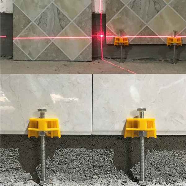 10pcs Manual tile Locator Wall Tiles regulator Height Adjustment ...