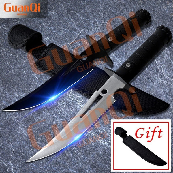 Outdoor Knife Tactics Small Straight Knife High Hardness Dagger Field ...