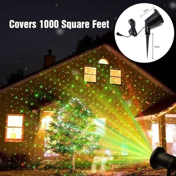 Red and Green Firefly Laser Light Sparkling Star Projector IP65 ...
