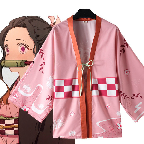 Anime Demon Slayer Kimetsu no Yaiba Kamado Nezuko Cosplay Costume ...