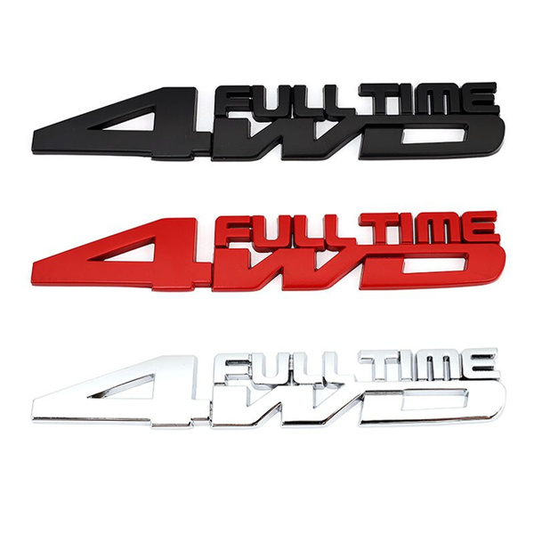 4WD Full Time Car Sticker for Toyota Celica GT4 Hummer Land Cruiser ...