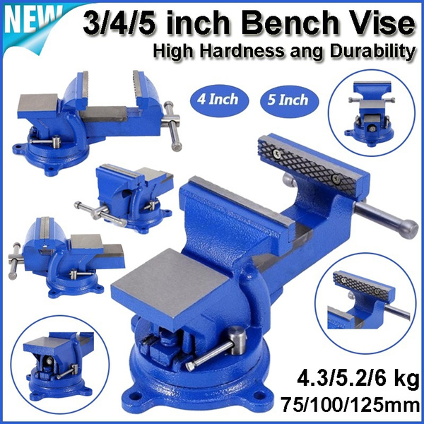 High Quality 3/4/5inch Bench Vise Heavy Duty Clamp 360 Swivel Locking ...