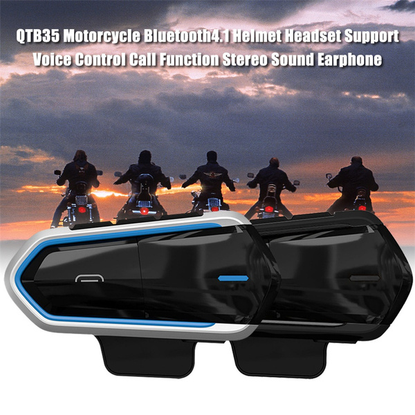 1000M Motorcycle Helmet Bluetooth Headset For Motorbike Hands-Free ...