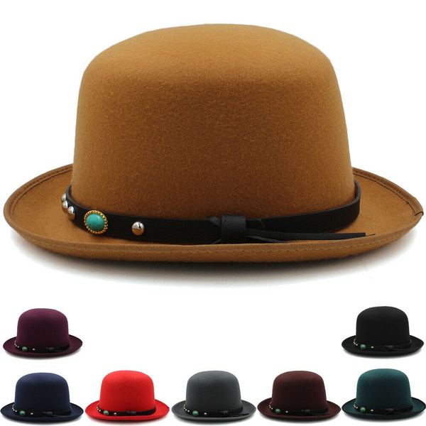 Men Bowler Hat Oval Top Sunhat UK Size L US Size 7 1/4-7 3/8 | Wish