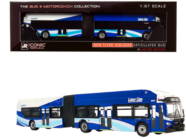 New Flyer Xcelsior XN60 Articulated Bus The Rapid "Laker Line" (Grand ...