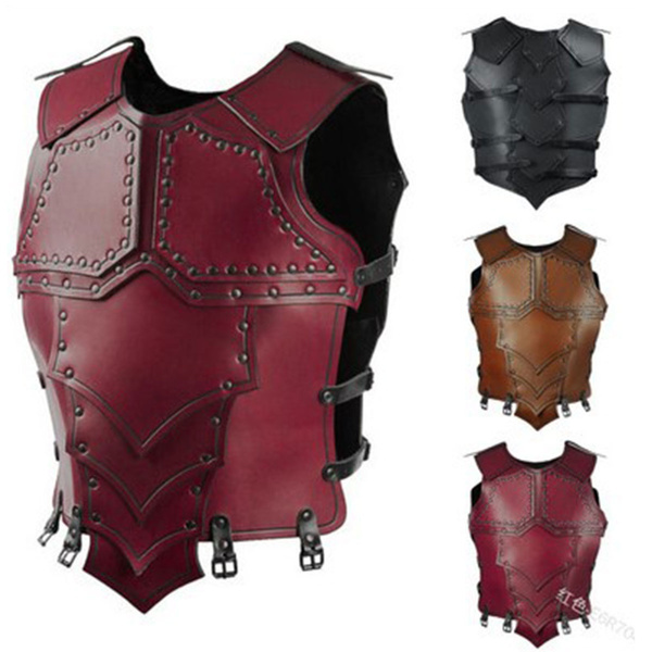 Medieval Leather Tops Body Chest Harness Armor Chest Cage Armor Ancient ...