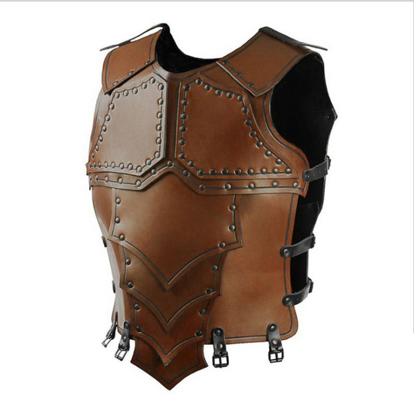 Steampunk Leather Body Chest Harness Shoulder Armor Gothi Punk Rock ...