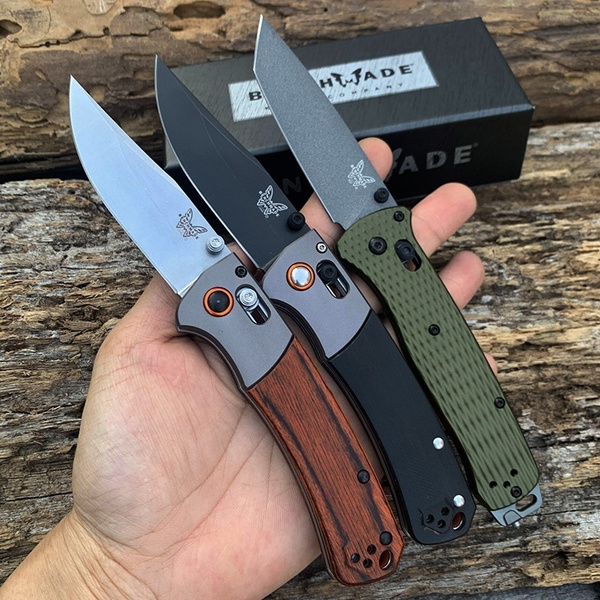 NEW Benchmade Pocket Knife Hunt Crooked River Folding 4.00" S30V Clip ...