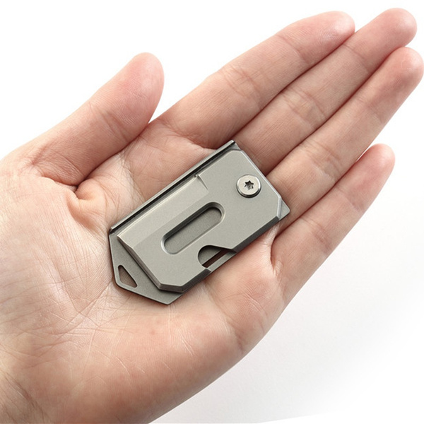 Small All Steel Portable Pocket Knife Outdoor Camping Tactical Folding ...