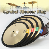 Cymbal Silencer Mute Muffler Ring Dampener Pads, Standard Size Practice ...