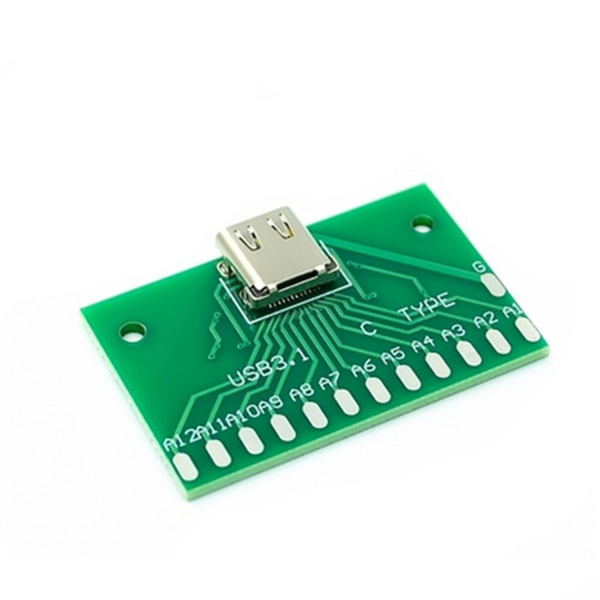 TYPE-C female test board USB 3.1 with PCB board 24P female connector ...