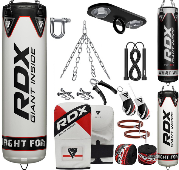 RDX Punch Bag Filled 4ft 5ft Boxing Set Kickboxing MMA Heavy Muay Thai ...