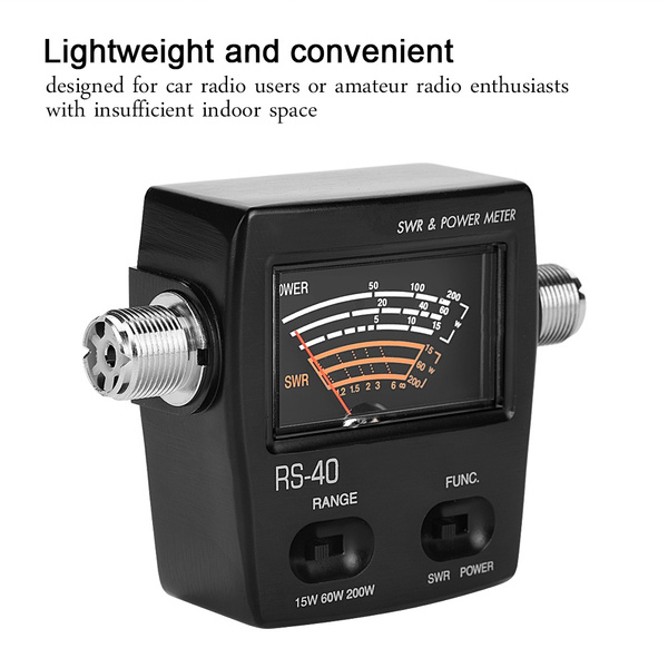 New 200W Standing-Wave Meter Power Meter SWR Meter for Testing SWR ...