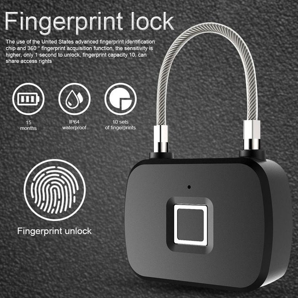 2020 L13 Smart Fingerprint Lock Waterproof Digital Lock Travel Suitcase ...