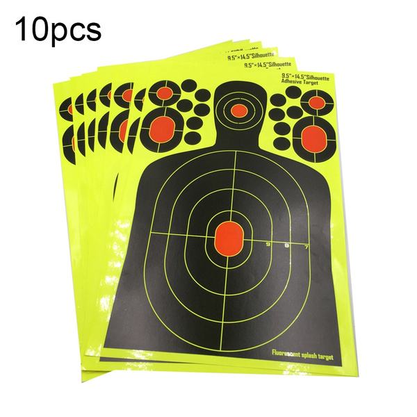 10 X Hunting Training Target Paper Self-Adhesive Shooting shooting ...