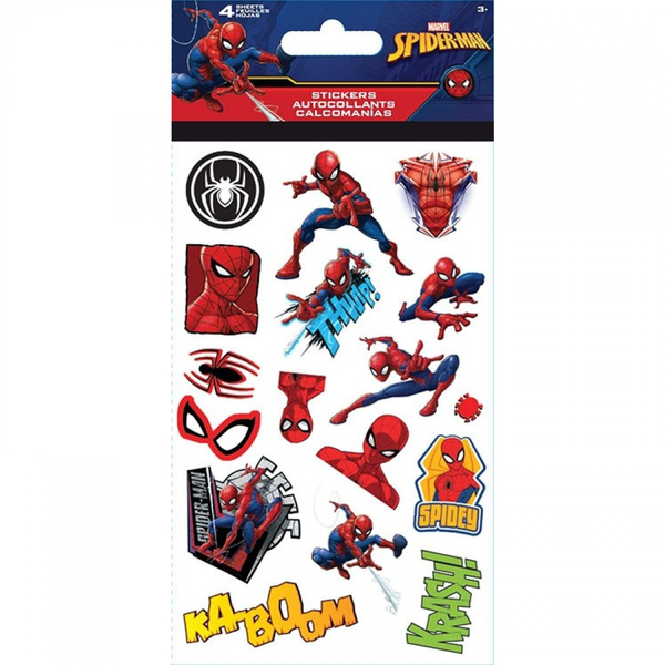 Spider-Man Comic Images and Sound Effects Sticker Pack | Wish