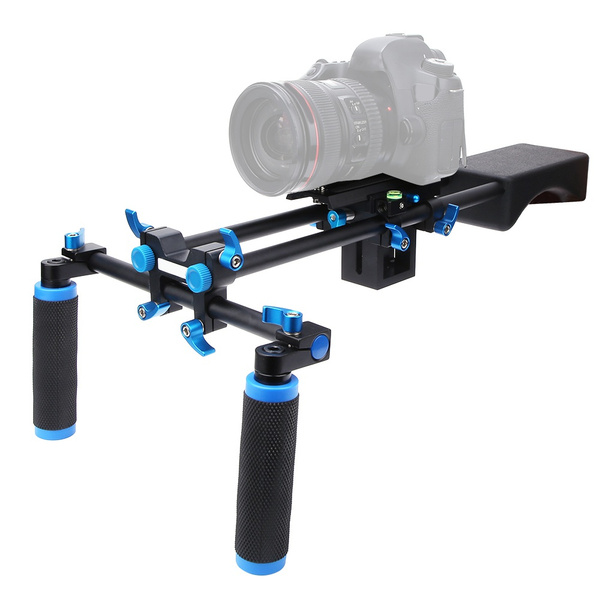 D2 DSLR RIG 5D2/5D3 Mount Shoulder Support System Stabilizer Bracket ...