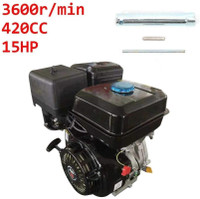 420CC 15 HP Petrol Gas Motor 4 Stroke Engine Low Fuel Consumption Air ...