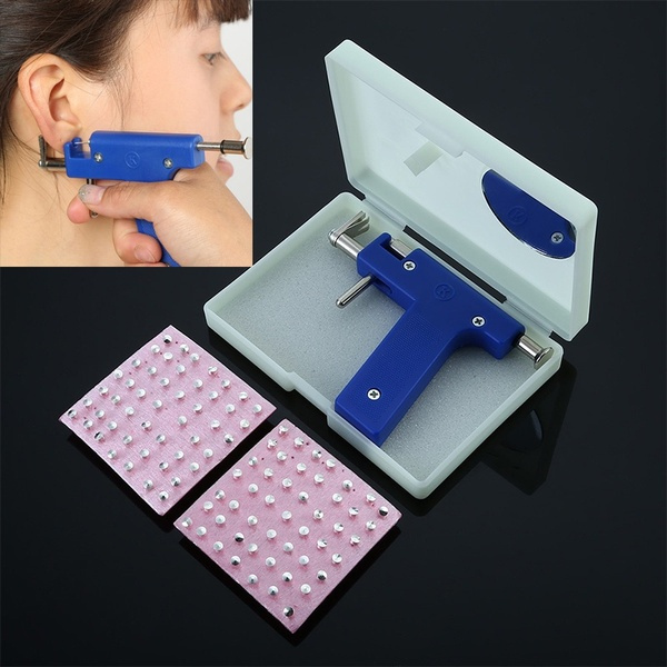 Professional Stainless Steel Nose Ear Navel Body Piercing Gun | Wish
