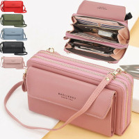 Double Zipper Large Capacity Ladies Wallets Diagonal Fashion Mobile ...