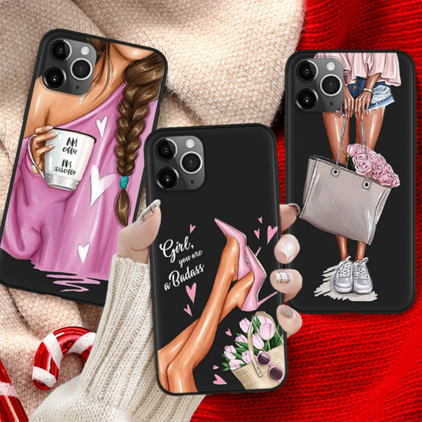 High heel Girl Cell Phone Case for iPhone 12 Pro 11 Pro Max XR SE 2020 ...