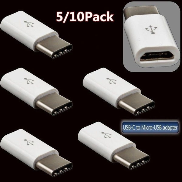5PCS/10PCS Micro USB to Type-C Micro USB to IOS Adapter USB-C Cable ...
