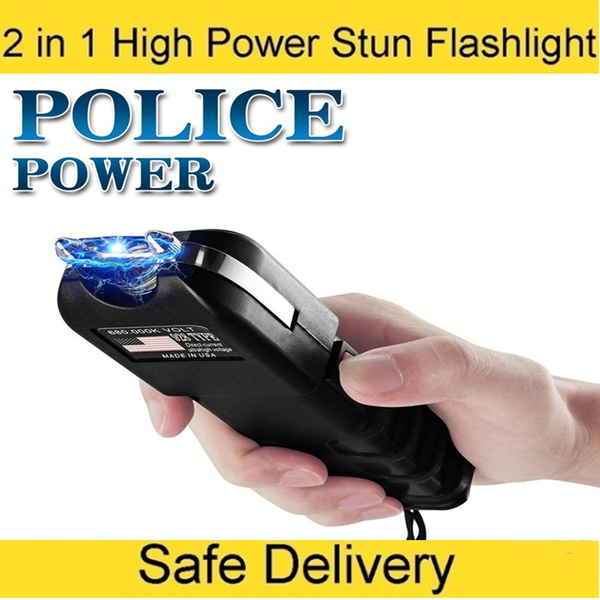 Type 928 Self-Defence Electric Stun gnn Outdoor Flashlight Mini ...