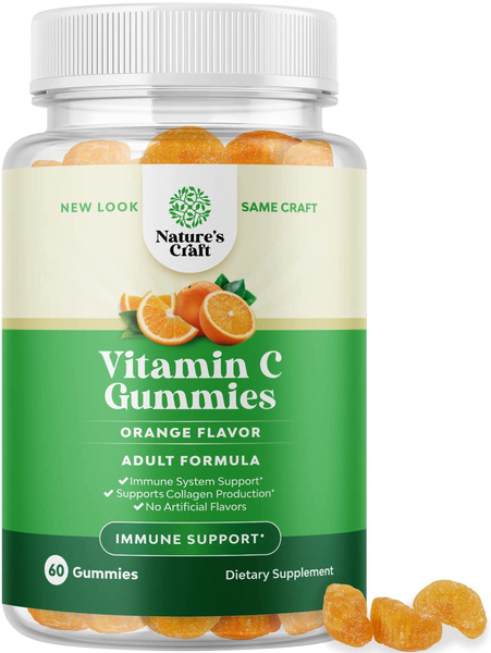 Chewable Vitamin C Gummies for Adults - Halal Vitamin C Immune Support ...