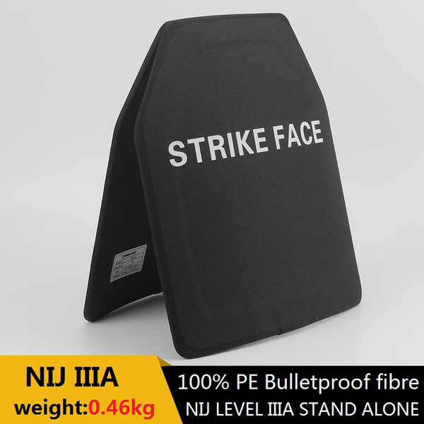 8mm PE NIJ Level IIIA Stand Alone Chest Inserted Bulletproof Steel ...