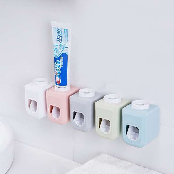 Automatic toothpaste dispenser Wall mounted toothpaste squeezer Tooth ...