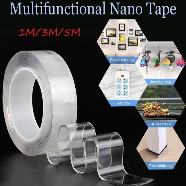 1/2/3 M Multifunctional Double-Sided Adhesive Nano Tape Traceless ...
