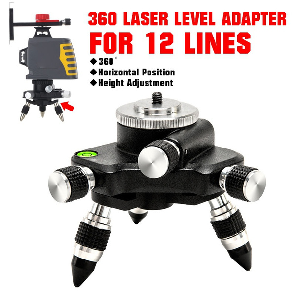 360 Laser Level Adapter for 12 Lines 3D Green Beam Self-leveling Laser ...