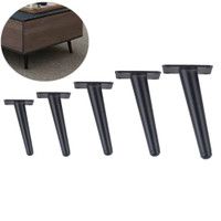 4PCS Metal Furniture Legs Inclined Cone Sofa Feet Bed Cabinet Table ...