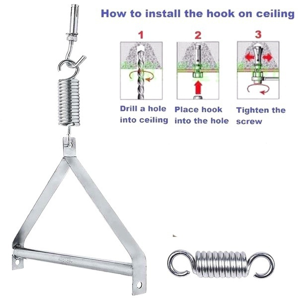 Stainless Steel Triangle Frame & Spring Bracket Holder Set for 360 ...