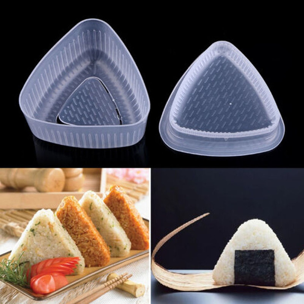 2 X Diy Onigiri Rice Ball Bento Press Maker Mold Triangle Form Mold ...