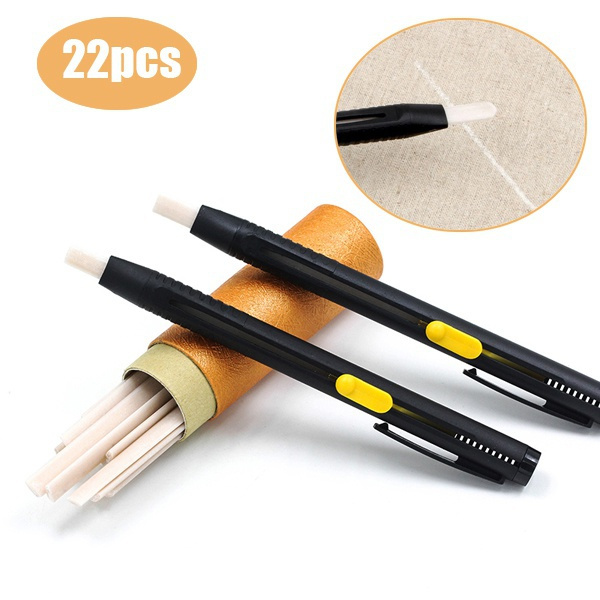 22Pcs Sewing Chalk Pencils Set Disappearing Sewing Marking and Tracing ...
