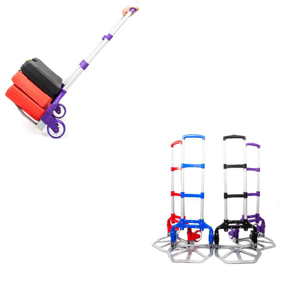 75KG Heavy Duty Foldable Hand Sack Truck Barrow Cart Trolley Cart ...