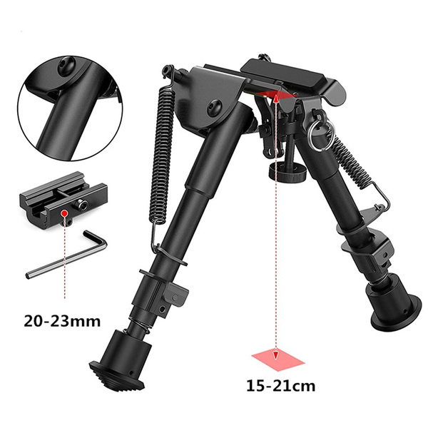 Tactical Tri-Rail Bipod Mount Adaptor Connector for Airsoft Warrior ...