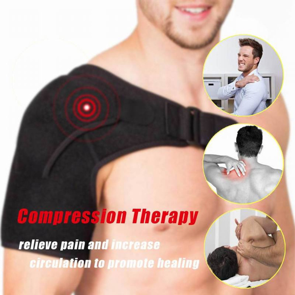 Shoulder Stability Brace with Pressure Pad Light and Breathable Shoulder Support for Rotator ...