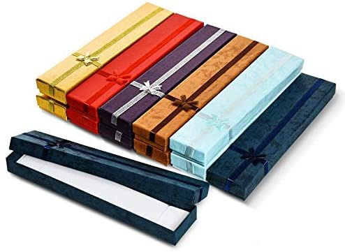 12PCS Gifts Box Set, YoleShy Jewelry Gift Boxes for Necklaces, Bookmark ...