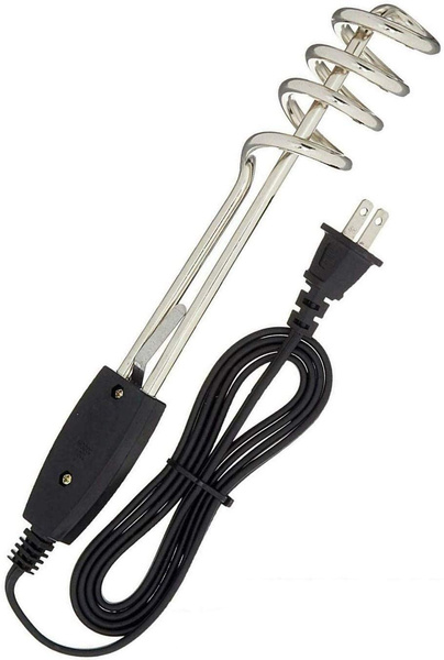 10in 1000W-110V Water Heater Portable Electric Immersion Element Boiler ...