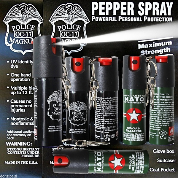(22 Style) Men And Women Self-defense Pepper 2020 Spray Self-defense ...