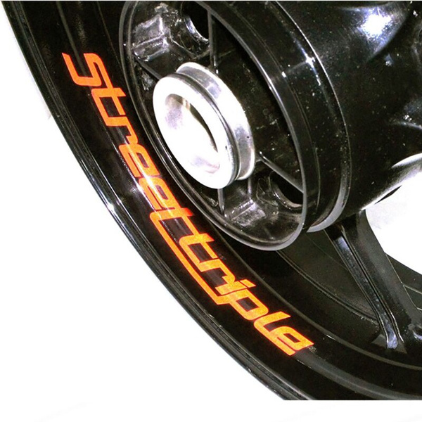 Motocycle Inner Rim Decals Wheel Reflective Stickers Stripes for ...